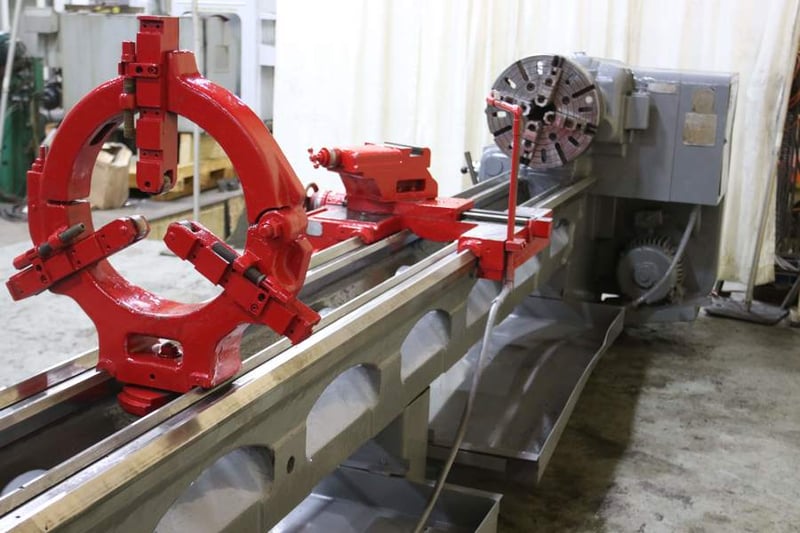 25" x 150" American #20x150, engine lathe, 17-1/2" swing over cross ...