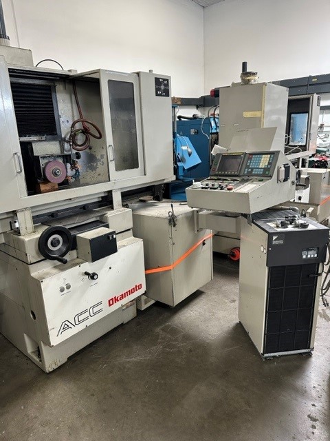 8" x 20" Okamoto #ACC-DXNCP, CNC Surface Grinder, 8" wheel, 3-82 FPM, 2 ...