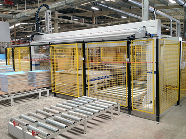 Unimak #HZ-100, Automated Infeed System, 63" width x 177" L x 2-3/8 ...