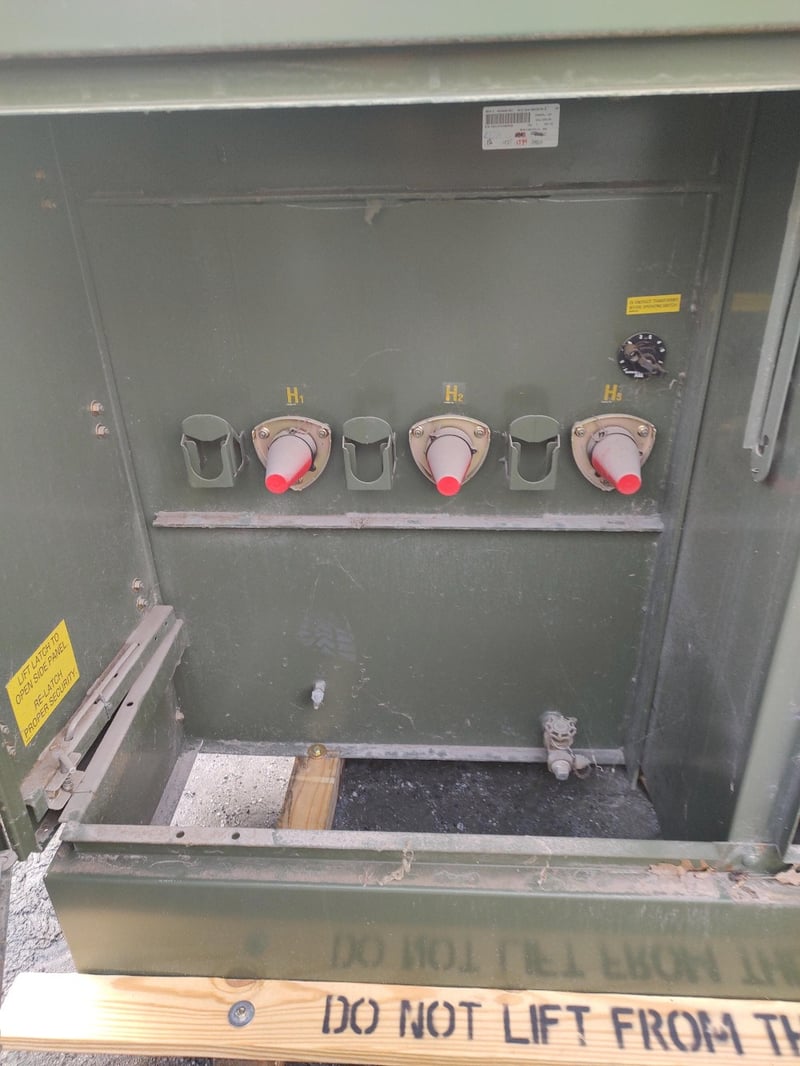 150 KVA 11500 Primary, 480Y/277 Secondary, Padmount Transformer, Ready ...