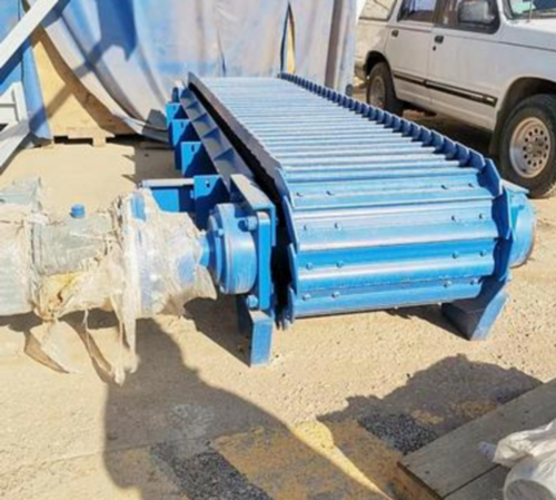 Petimex Apron Feeder, 30" wide pan, 10' length, steel reinforced ...