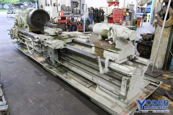 30" x 96" Monarch #25N, engine lathe, 2-1/4" spindle hole diameter ...