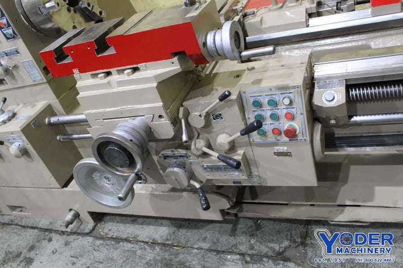 38" x 96" Poreba #TPK90A1-2M, engine lathe, steady rest, digital read ...