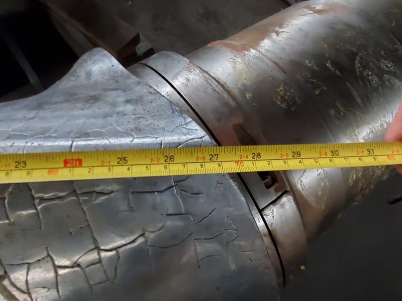 Farrel F370 rotor, 4-wing type, Banbury design, Unidrive configuration ...