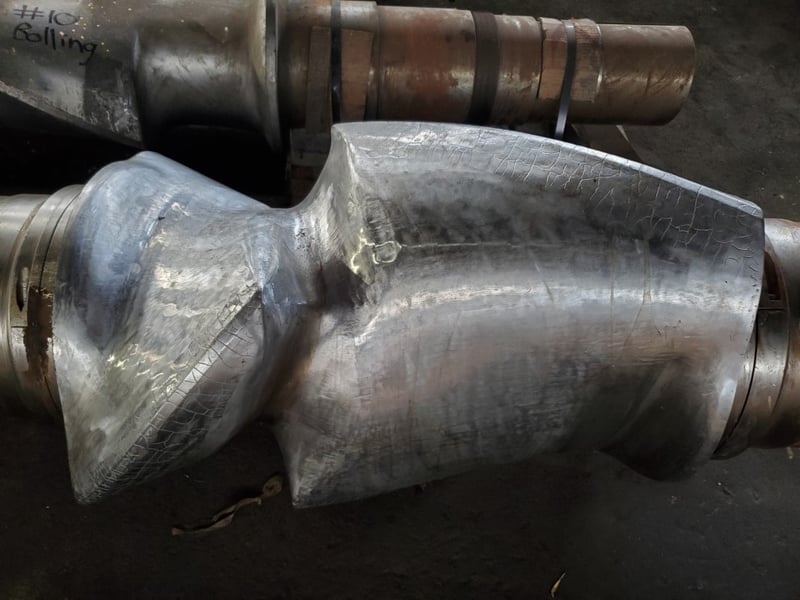 Farrel F370 rotor, 4-wing type, Banbury design, Unidrive configuration ...