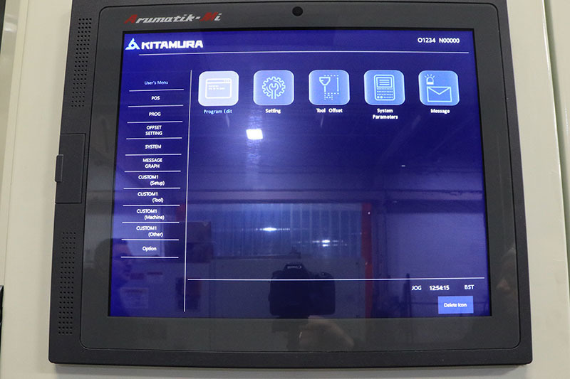 Kitamura MyCenter #HX250G, CNC horizontal machining center, 40 ...