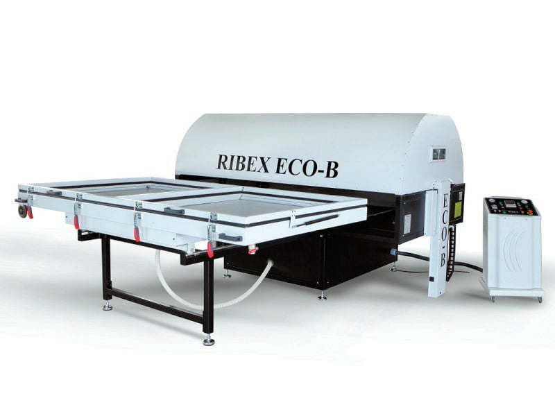 Ribex #Eco-B, Vacuum Membrane press, 12" H, 95-3/4" x 64" table frame ...
