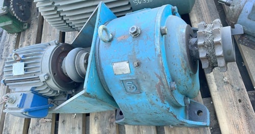 20 HP, SKK gear reducer, 31.25 :1 ratio, type Skk, 1.0 service factor ...