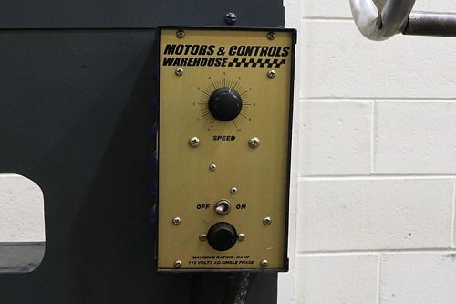 May Tool #MTC-72, circle shear, 6' x 10 gauge, 24" throat, vari-speed ...