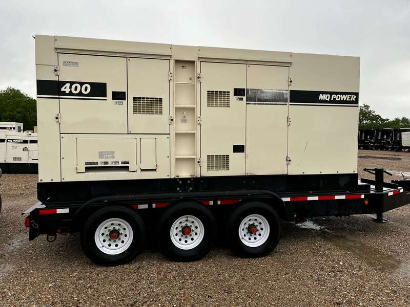 352 KW Multiquip #DCA400SSI4I, trailer mounted diesel generator, sound ...