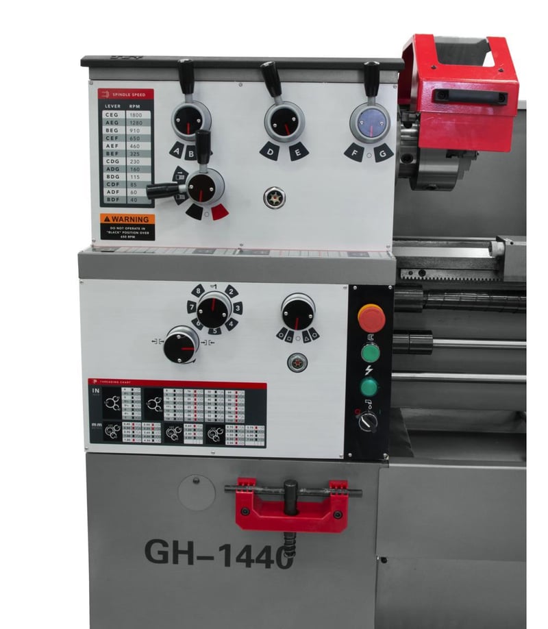 14" x 40" Jet #GH-1440-1, geared head engine lathe, 40-1800 RPM, 1.5 ...