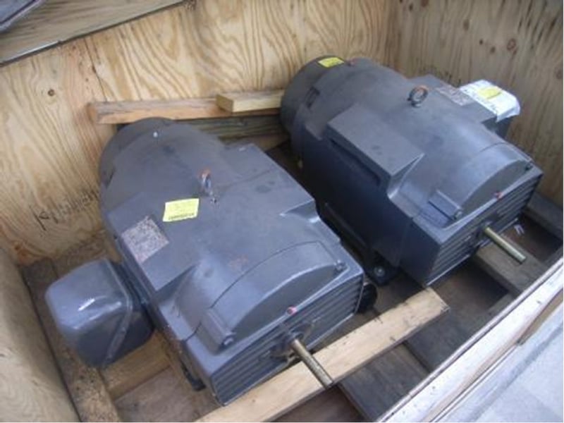 100 HP 1800/1475 RPM Nidec/Emerson/US Motors D100P2B Dual Shaft, Frame ...