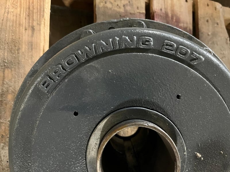 Browning #207SMTP, Helical shaft mount speed reducer, tapered bore, new ...