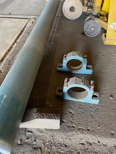 Mt Hope, 115" face width, 6.5" diameter bowed roll with bearings For ...
