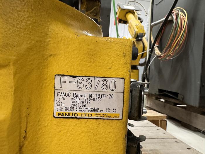 Fanuc, m- 16ib/20, 6-Axis CNC robot with RJ3iB controller, 20 Kg payload, #104912 For Sale ...