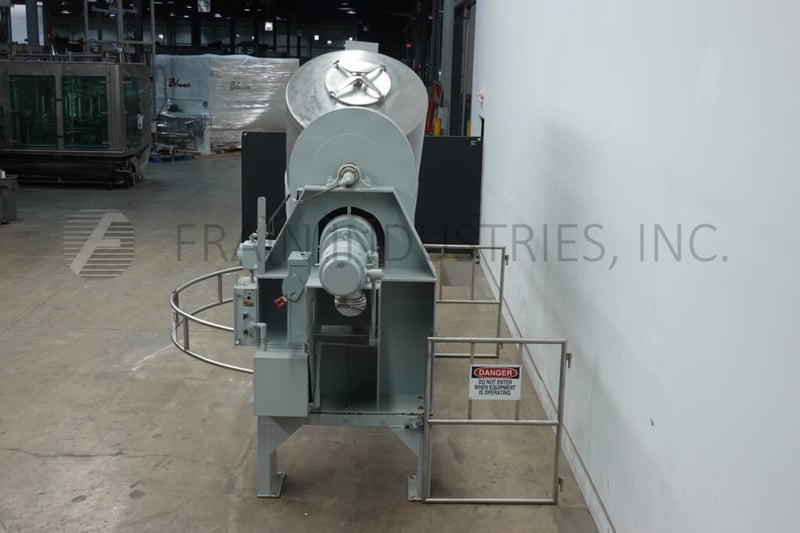 50 cu.ft. Patterson, 316 Stainless Steel twin shell mixer, bolt down ...