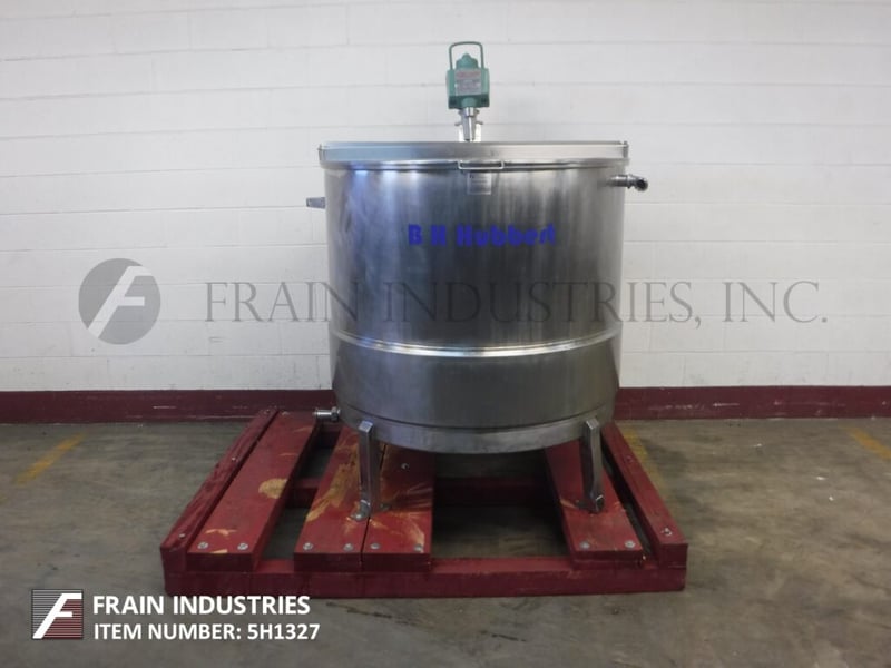 250 gallon Hubbert, 304 Stainless Steel 1/4 low pressure jacketed tank ...