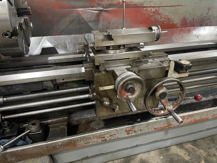 21" x 80" Clausing #8119, engine lathe, 15" swing over cross slide ...
