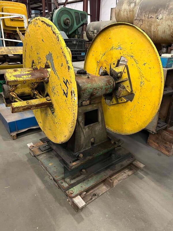 2500 lb. Littell #25-12, non-motorized double end reel, 12" width, 48 ...