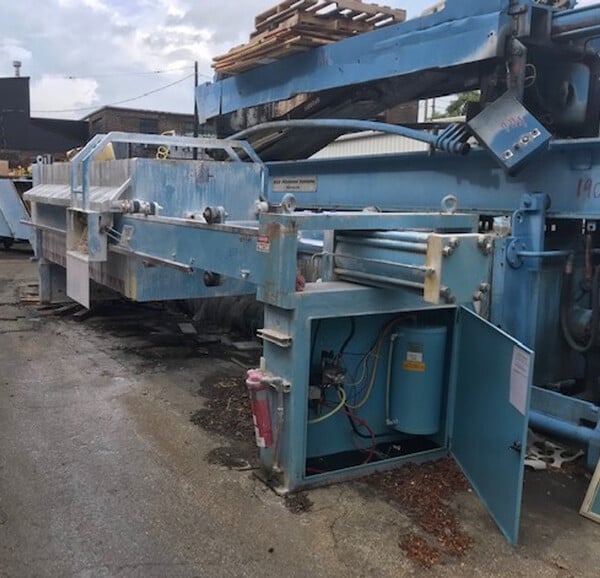 56" x 75" Hypack, 1200mm Gasketed Filter Press Plates, 70 cu.ft. x 90 ...