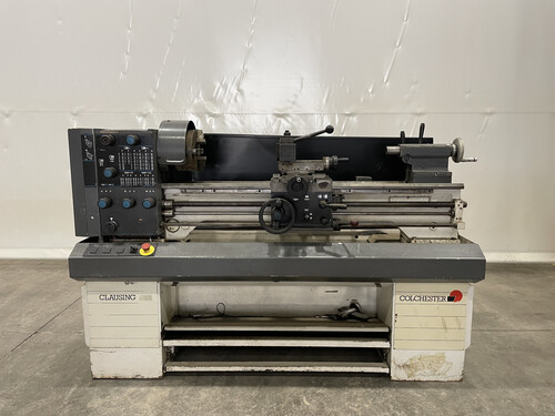 13" x 40" Clausing #8025, geared head lathe, 8-1/4" swing over cross ...