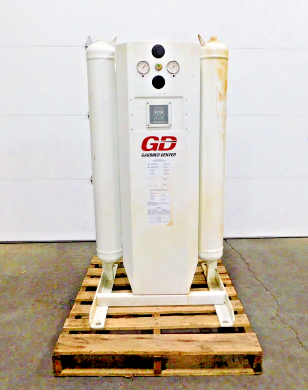 60 scfm, 120°F, 100/150 psig, Gardner Denver #DGHB-60, air dryer for ...