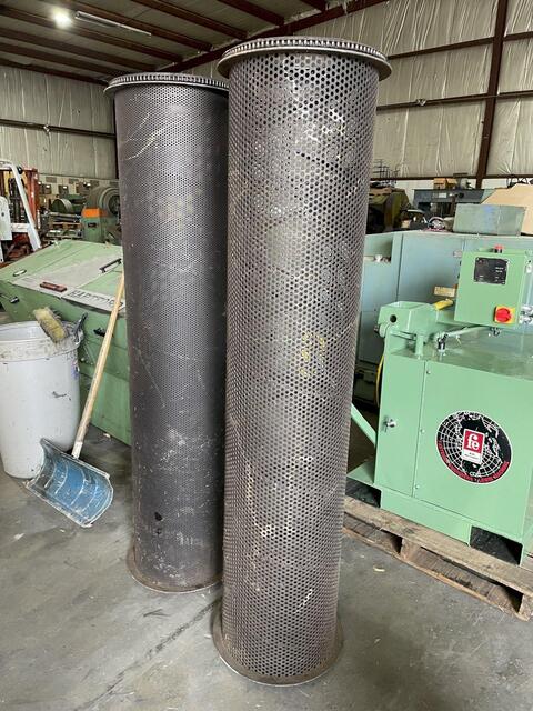 Chip separator, 6' barrell length, 15" barrell opening, 12" flight ...
