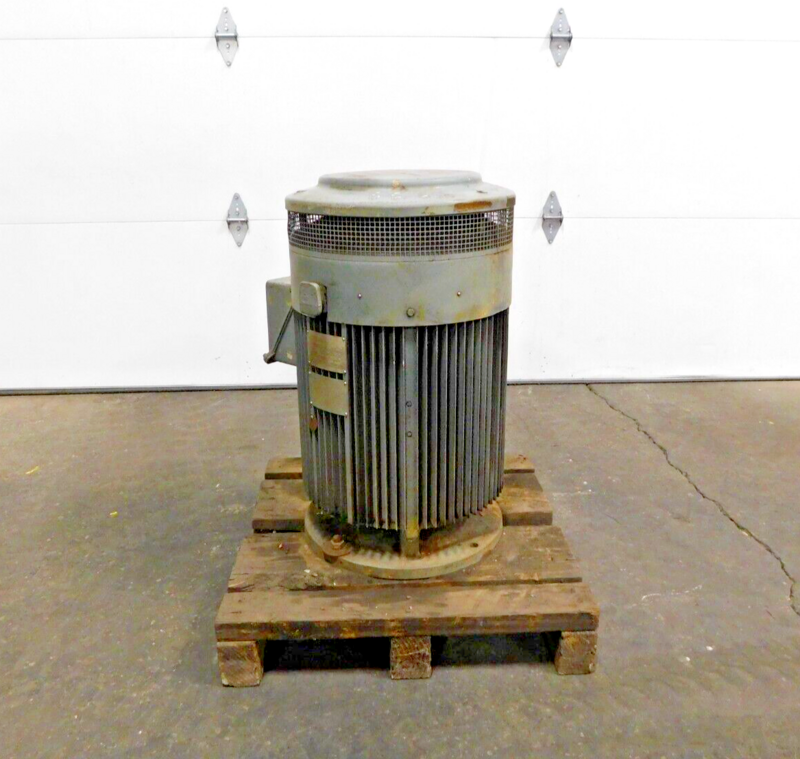 40 HP 3545 RPM General Electric, Frame K324HPZ16, vertical induction m ...