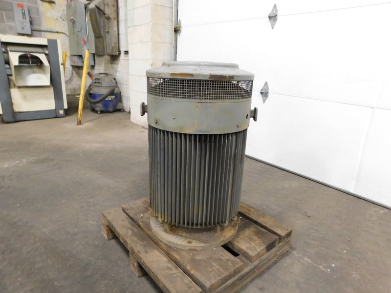 40 HP 3545 RPM General Electric, Frame K324HPZ16, vertical induction m ...