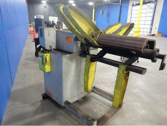 6000 lb. Dallas Industries, motorized coil reel uncoiler, fwd/rev. jog ...