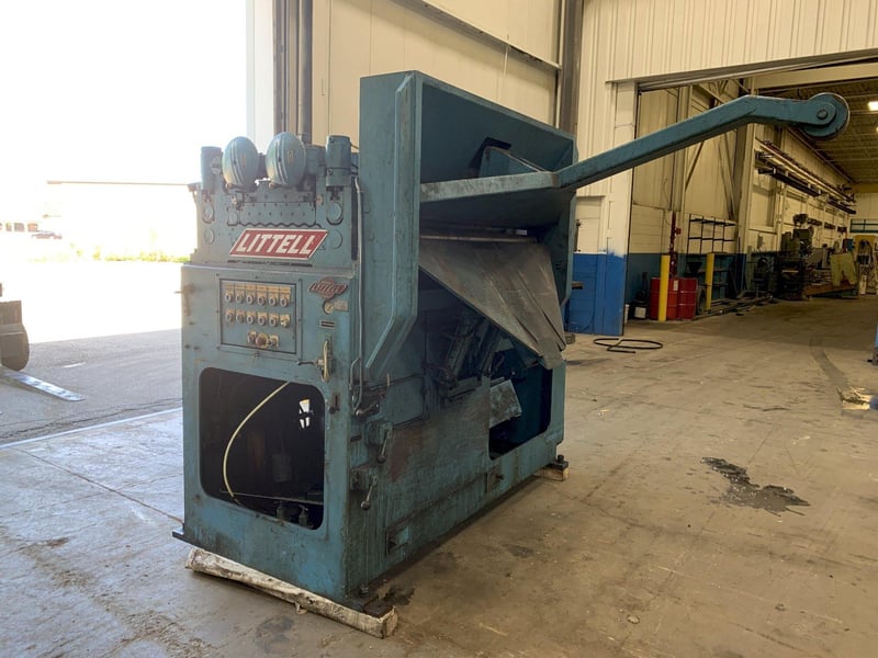 48" x .07" Littell #452-16PDS, precision powered coil straightener, 4. ...