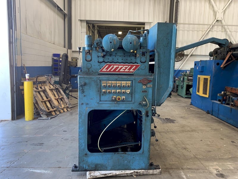 48" x .07" Littell #452-16PDS, precision powered coil straightener, 4. ...