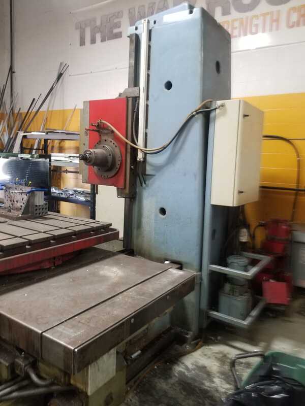 3.5" Tos #WHN-9B, CNC horizontal boring mill, Siemens Simatic TP27 ...