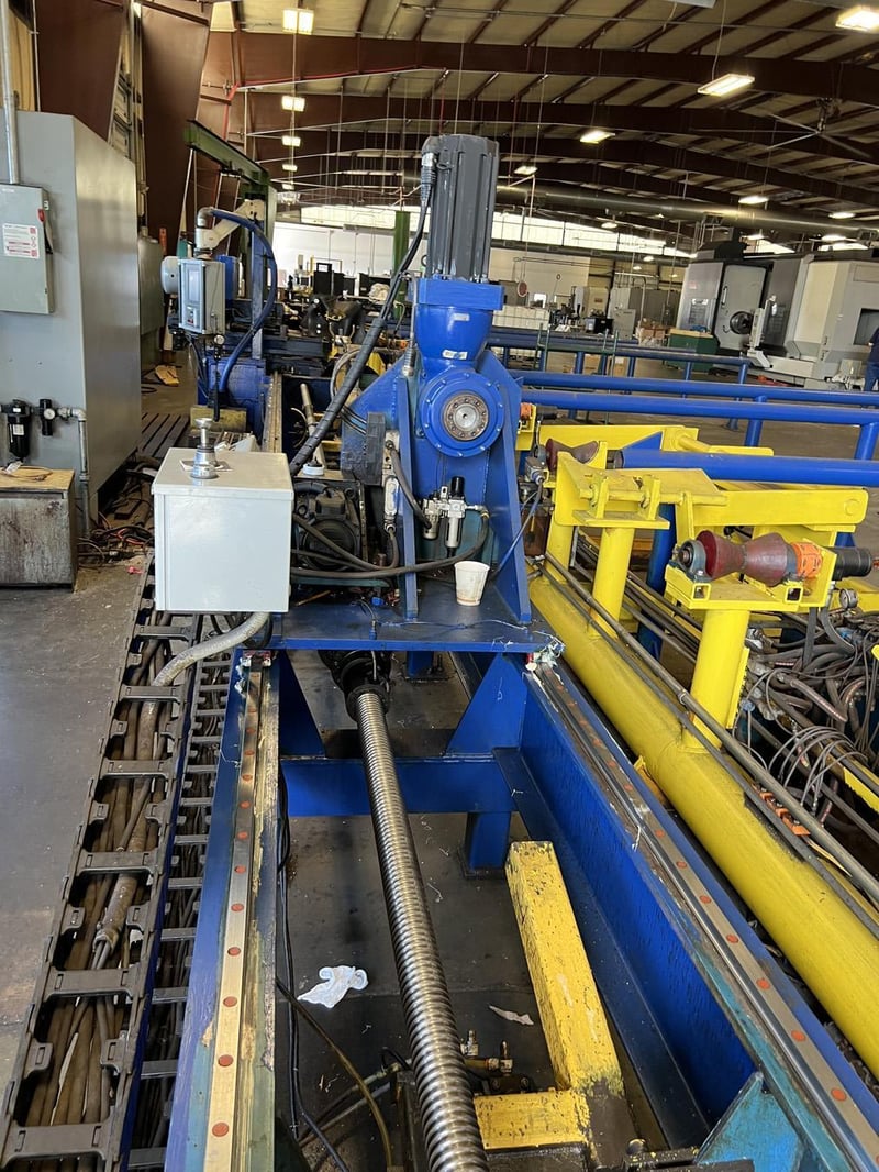 4th Axis tubular counterbore & drilling machine, 30' max part length ...