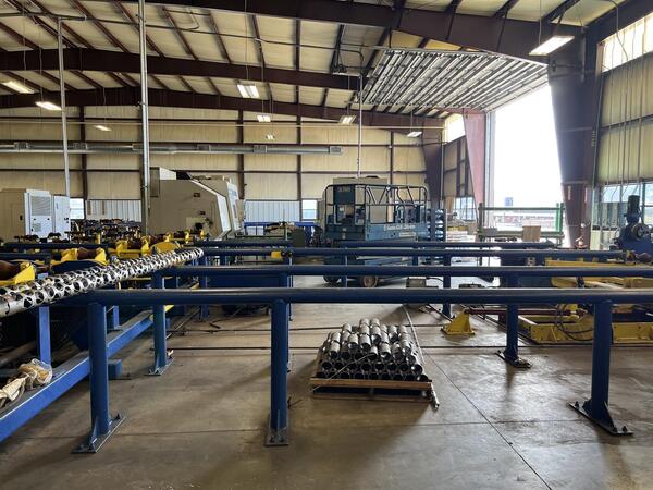 4th Axis tubular counterbore & drilling machine, 30' max part length ...