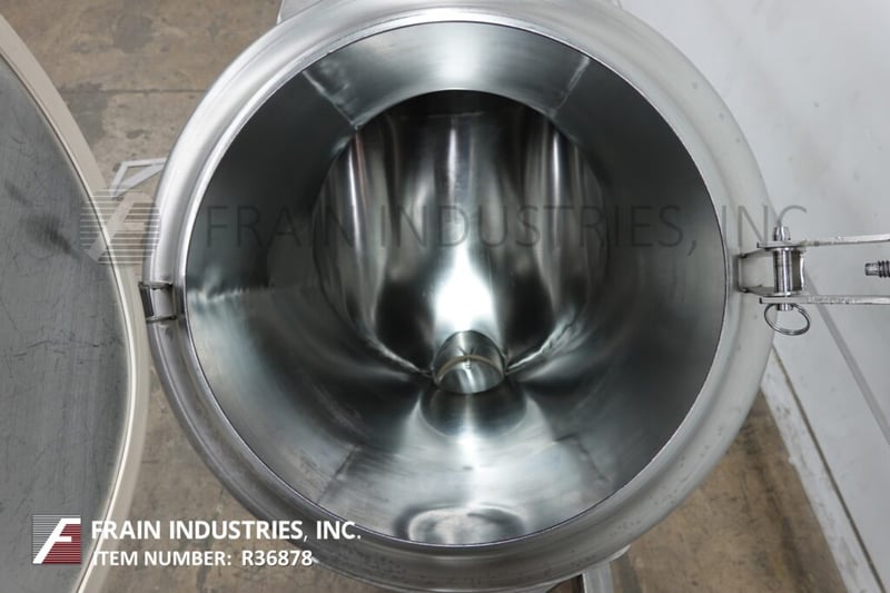 10 cu.ft. Patterson, 316 Stainless Steel twin shell mixer, 1 HP ...