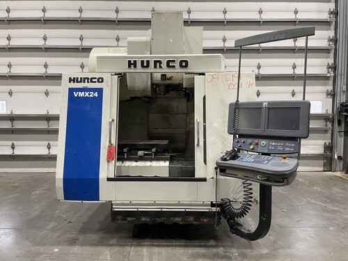 Hurco #VMX-24, CNC vertical machining center, serial #M242-06015107EHA ...