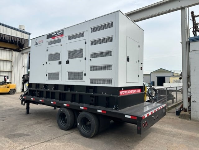 550 KW Volvo #HRVW-625, diesel generator set, 277/480 Volts, 3-phase ...