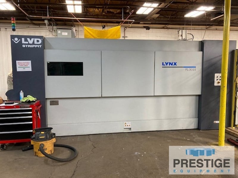Lvd #Lynx-3015, 2000 watt fiber laser, 5' x 10', IPG resonator, low ...