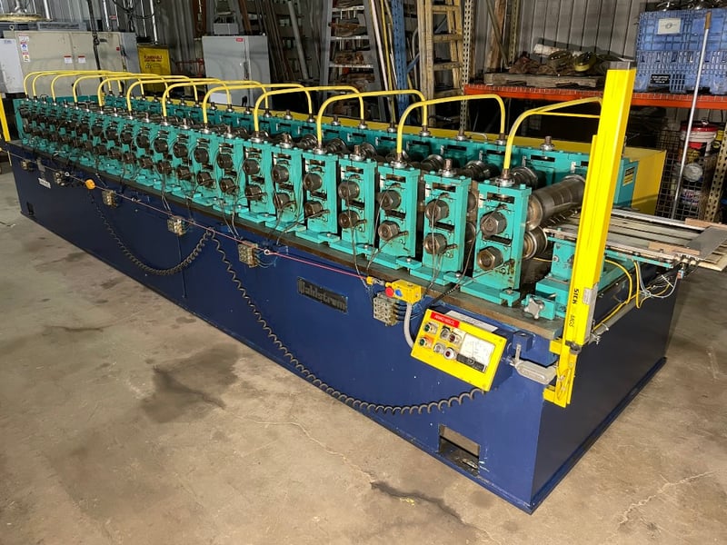 22 Stand, Dahlstrom #450-22-OB, 2.25" shafts, 28" roll space, 25-100 ...