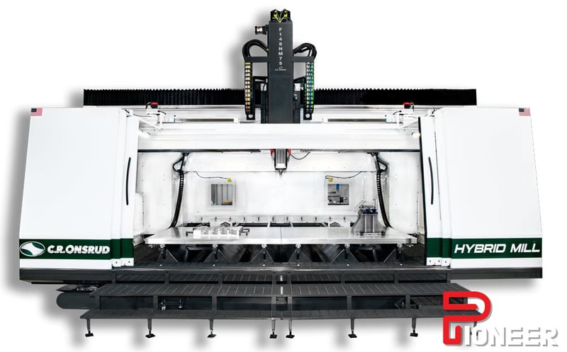 Onsrud #F98HM, 5-axis CNC Milling Center, 60" x 96" table, 122" X, 196 ...