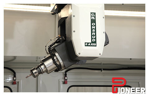 Onsrud #F98HM, 5-axis CNC Milling Center, 60" x 96" table, 122" X, 196 ...