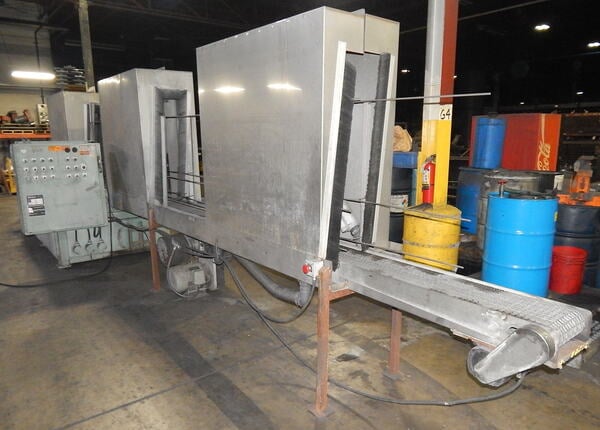 Proceco, 10" W x 52" H 2-stage dunnage washer, wash / rinse ...