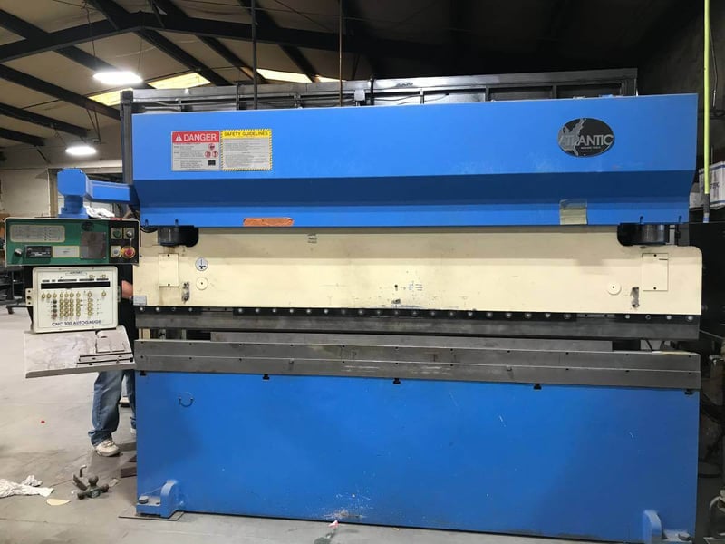 165 Ton, Atlantic #HDE-165-10, CNC hydraulic press brake, 10' overall ...