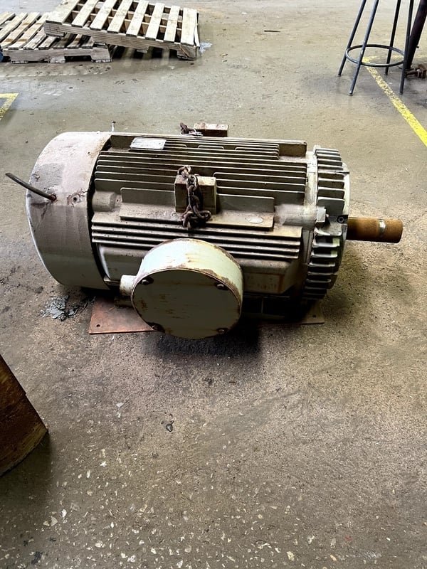 150 HP 1200 RPM General Electric, Frame 447T, TEFC, 460 Volts For Sale ...