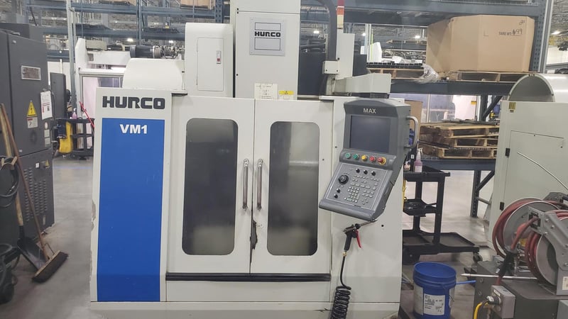 Hurco #VM-1, CNC vertical machining center, 16 automatic tool changer ...