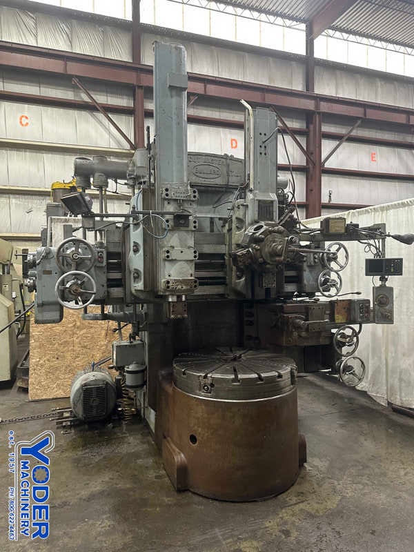 42" Bullard #Cutmaster, vertical turret lathe, 4-jaw chuck, 54" swing ...