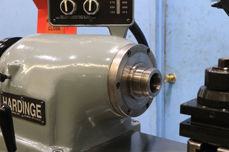 11" x 18" Hardinge #HLV-EM, precision engine lathe, 1-1/4" hole, Steady ...