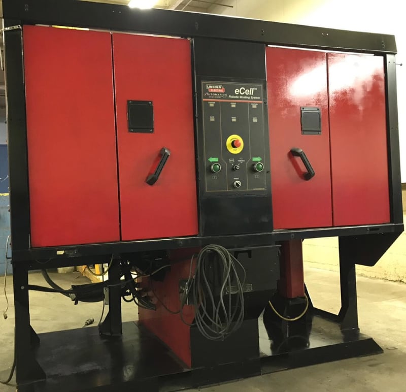 Lincoln Electric Electric, 2-position robotic cell, enclosure, with ...