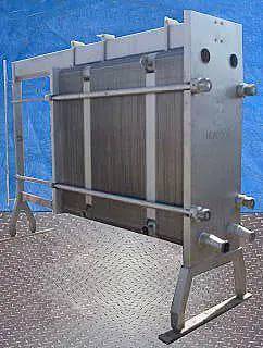 1723 sq.ft., Alfa-Laval, H10-FMC, Plate Heat Exchanger, Stainless Steel ...